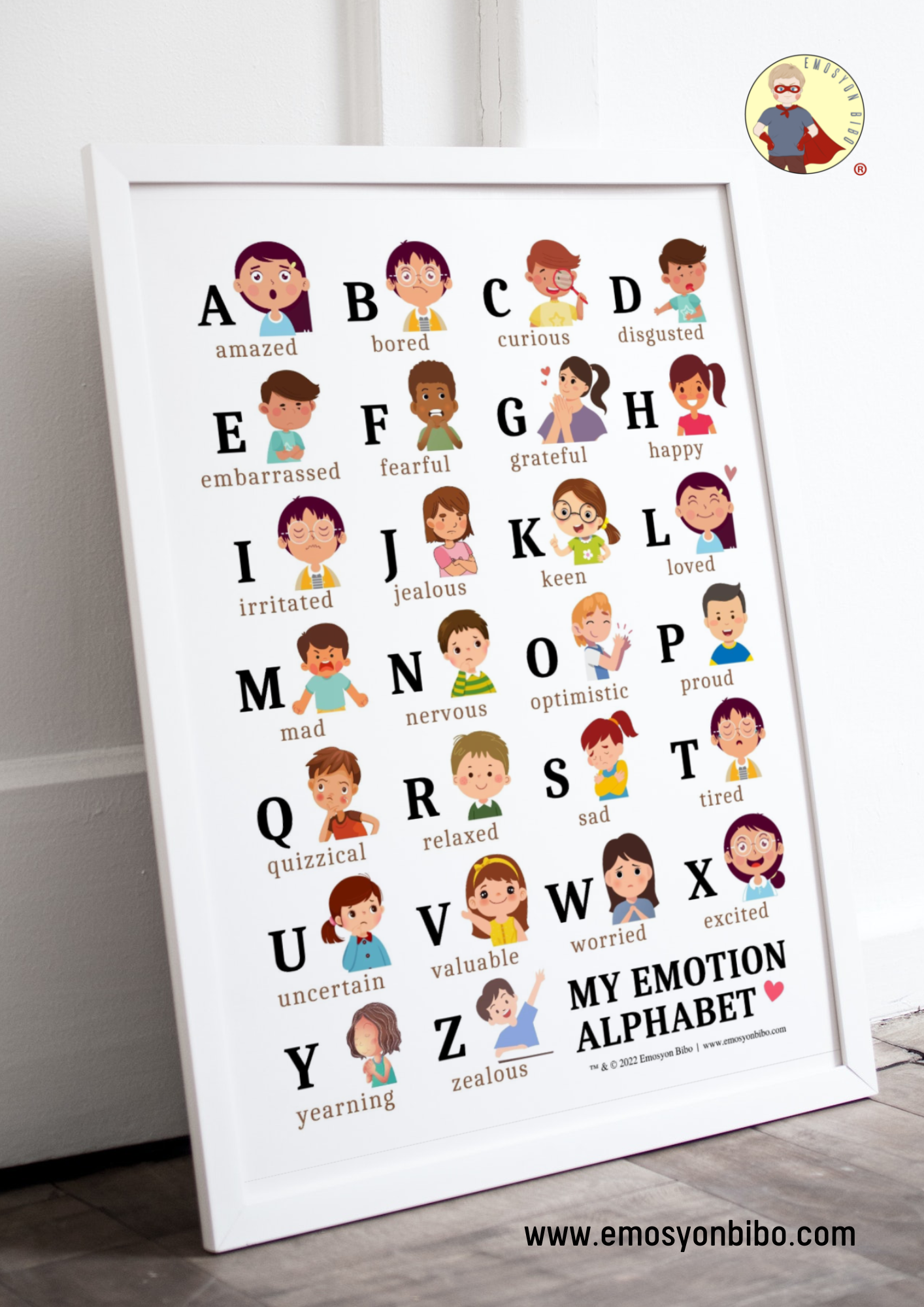 Fun way to Teach Emotion Vocabulary through Alphabets – Emosyon Bibo ...